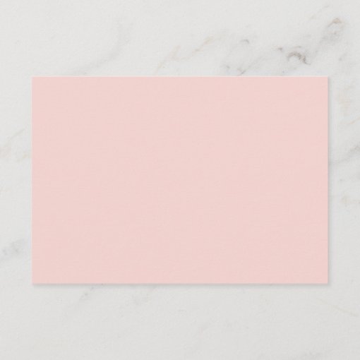 Elegant Blush Pink Peony Floral Wedding Details Enclosure Card | Zazzle