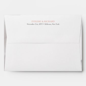 Elegant boho blush pink roses greenery gold frame envelope | Zazzle