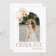 Elegant Boho Floral Graduation Invitation | Zazzle
