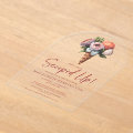 Elegant Boho Ice Cream Bridal Shower Acrylic Invitations | Zazzle