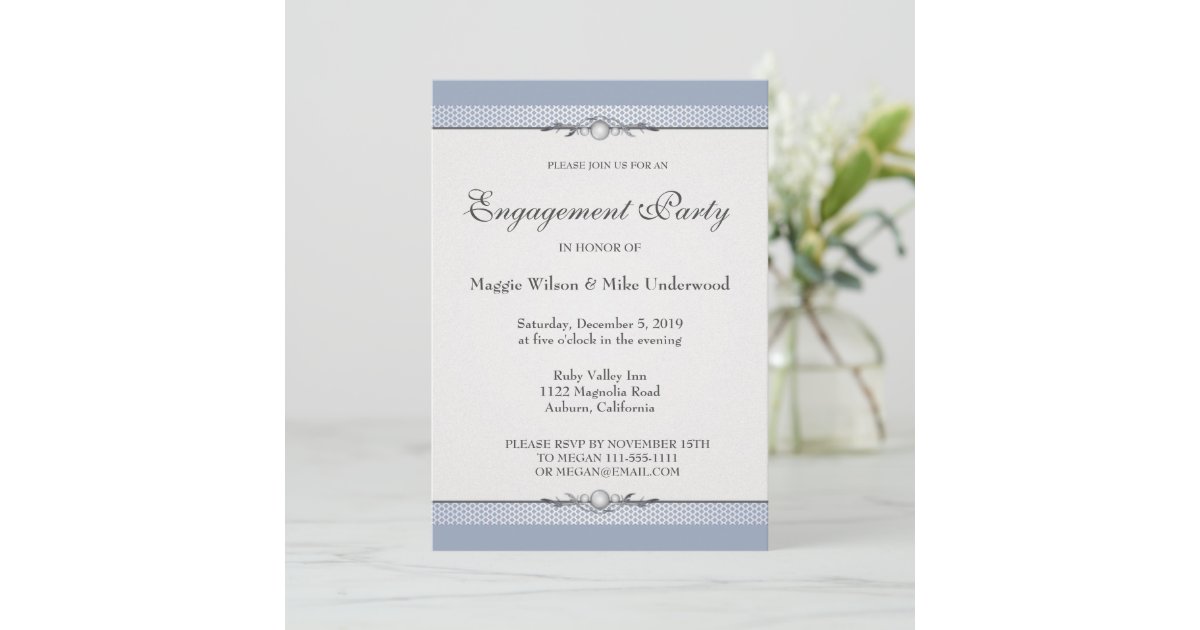 Elegant Border Invitation | Zazzle