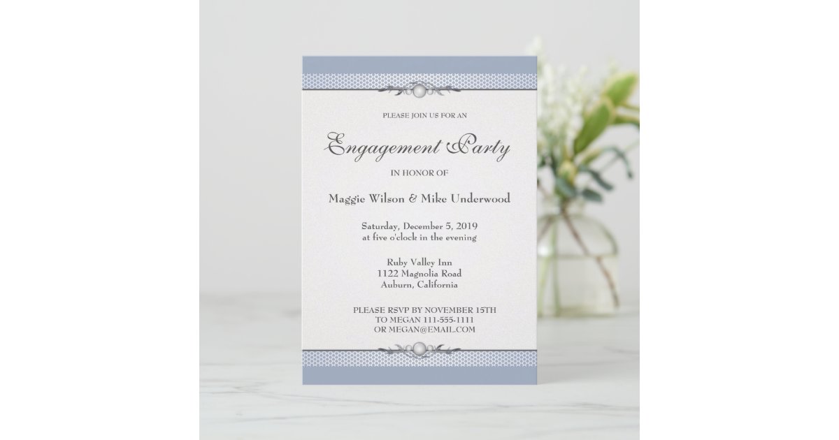 Elegant Border Invitation | Zazzle