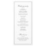 Elegant borders minimalist wedding program | Zazzle