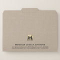 Elegant Branded File Folder Set | Zazzle