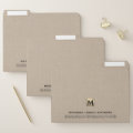 Elegant Branded File Folder Set | Zazzle