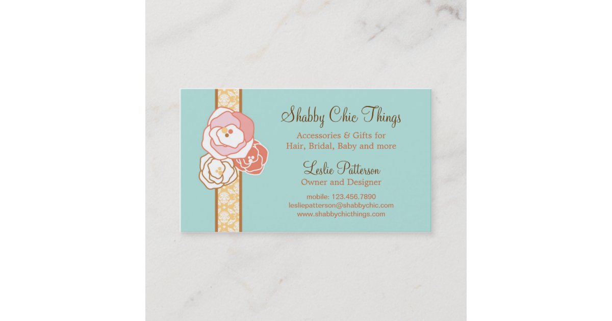 Elegant Bridal Accesories Business Card | Zazzle