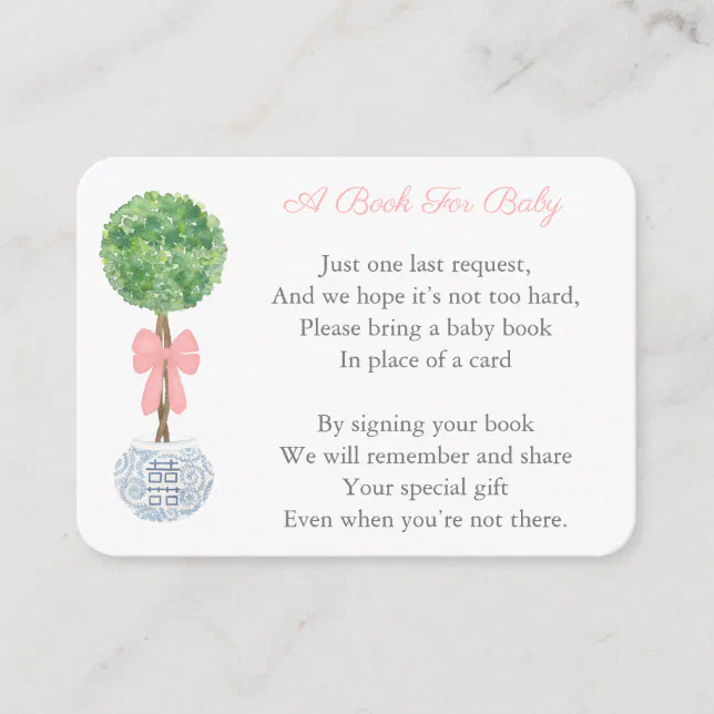 Baby Shower Library Poem All The Little Things Baby Shower Insert