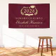 Elegant Burgundy Gold Graduation Party Welcome Banner | Zazzle