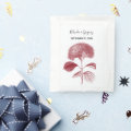 Elegant Burgundy Hydrangea Wedding Tea Bag Drink Mix | Zazzle