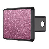 Elegant burgundy pink abstract girly glitter hitch hitch cover | Zazzle