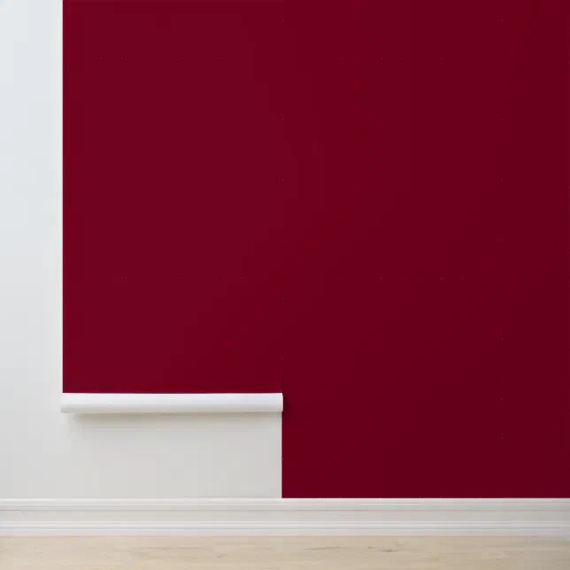 Elegant burgundy plain solid color simple classic wallpaper | Zazzle