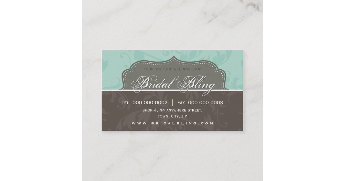 Elegant Business Card Royal 8bl Zazzle