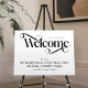 Elegant Business Event Gala Corporate Welcome Sign | Zazzle