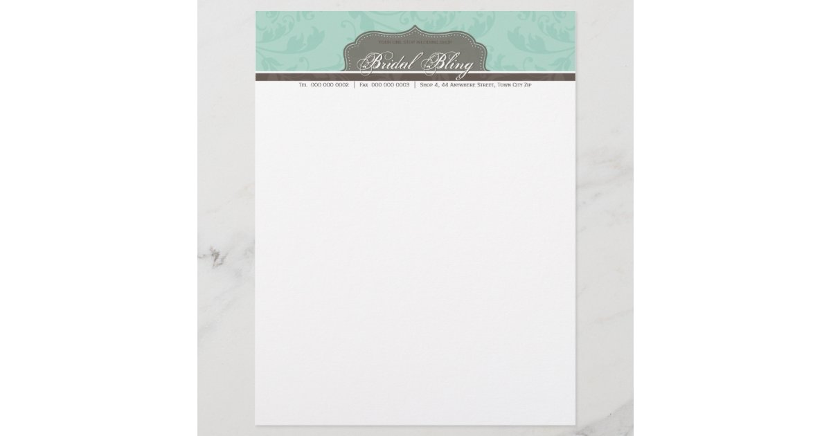 ELEGANT BUSINESS LETTERHEAD :: royal 7 | Zazzle