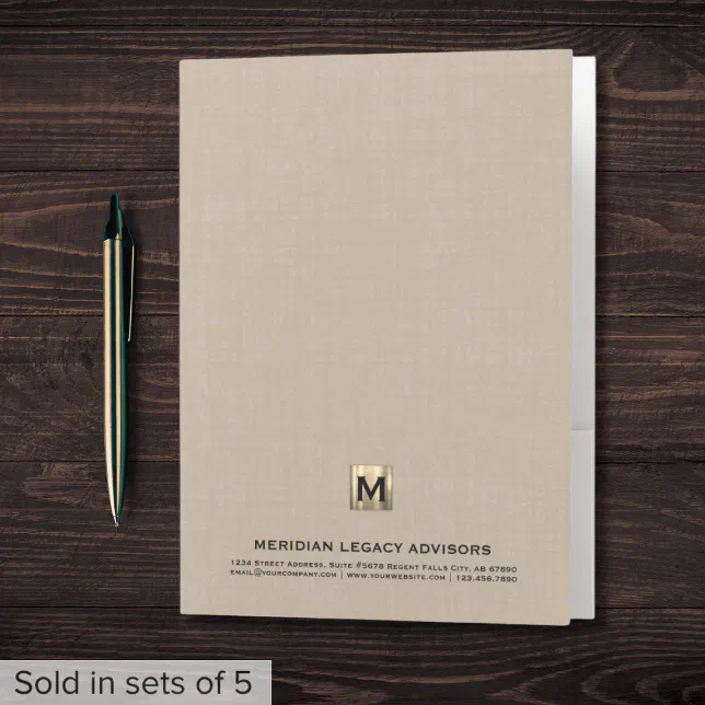 Elegant Business Presentation Folder | Zazzle