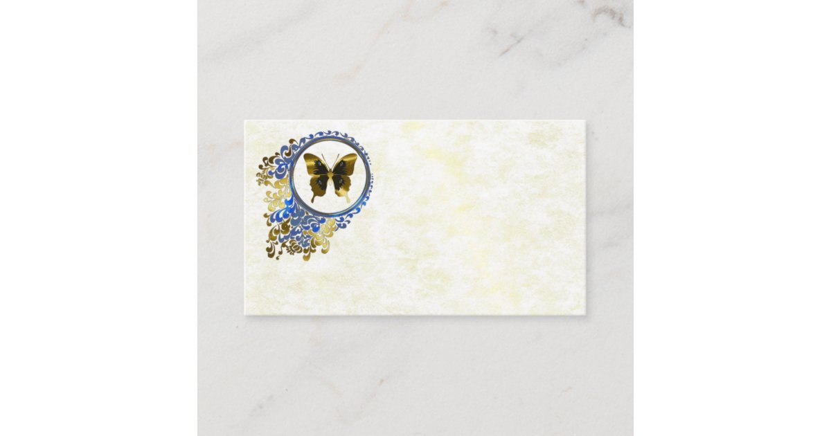 Elegant butterfly Name Place Cards | Zazzle
