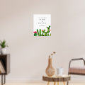 Elegant Cactus Garden | Wedding Welcome Poster | Zazzle