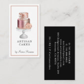 Elegant Cake Pastry Chef Baker Business Card | Zazzle