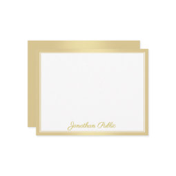 Elegant Calligraphed Gold Script Text Template | Zazzle
