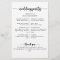 Elegant Calligraphy Classic Wedding program | Zazzle