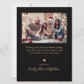 Elegant Calligraphy Collage Christmas Happy Holiday Card | Zazzle
