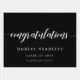 Elegant calligraphy Congratulations Graduate Sign | Zazzle