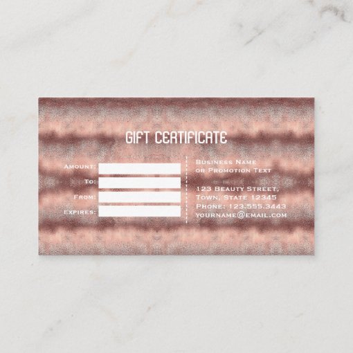 Elegant Calligraphy Gold Professional Beauty Salon Loyalty Card | Zazzle