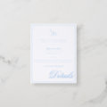 Elegant Calligraphy Minimal Border Wedding Details Letterpress ...
