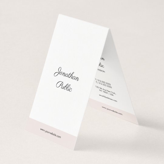 Elegant Calligraphy Script Professional Modern Business Card | Zazzle.com