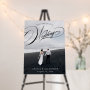 Elegant Calligraphy Wedding Photo Welcome Sign | Zazzle