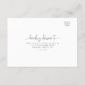 Elegant Calligraphy Wedding response card RSVP | Zazzle