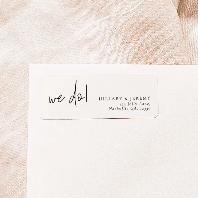 Elegant Calligraphy Wedding Return Address Label | Zazzle Elegant Calligraphy Wedding Return Address Label | Zazzle