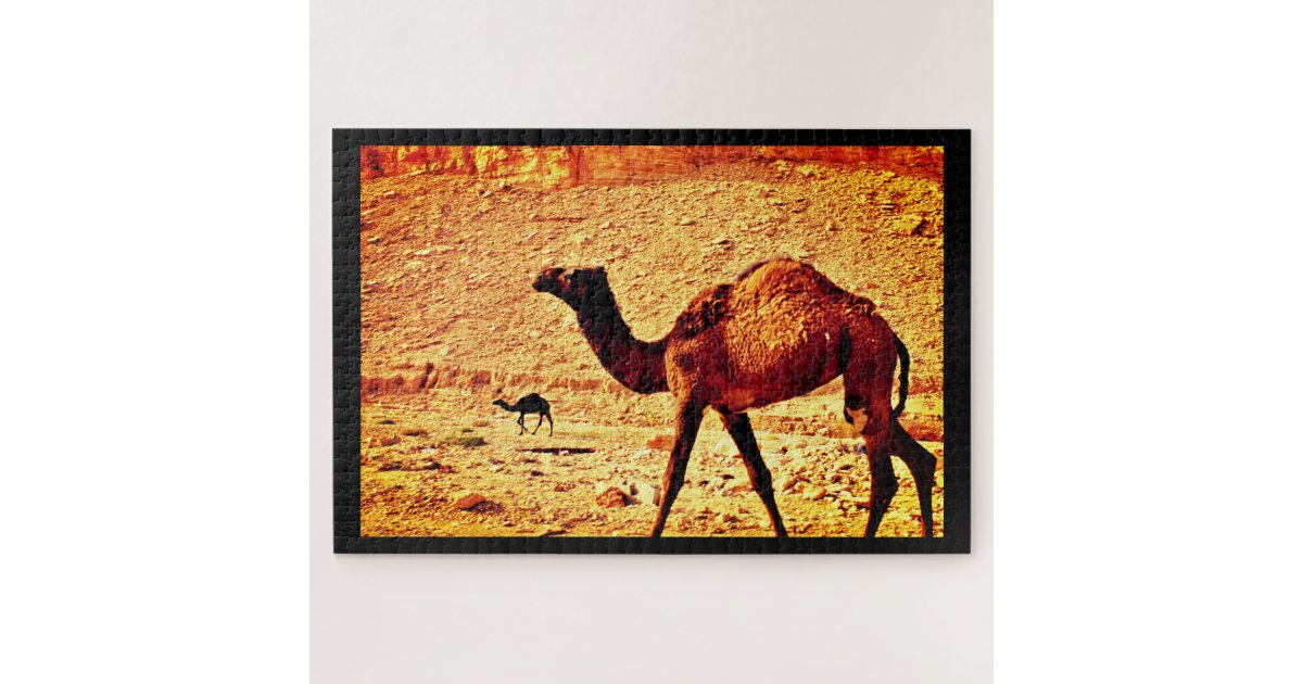 Elegant Camels Jigsaw Puzzle | Zazzle