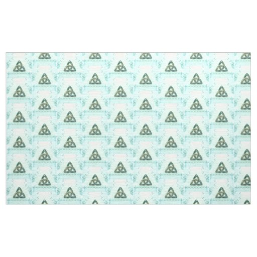 Elegant celtic knot fabric | Zazzle