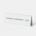 Elegant CEO Table Name Sign Personalized | Zazzle