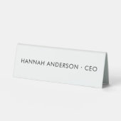 Elegant CEO Table Name Sign Personalized | Zazzle