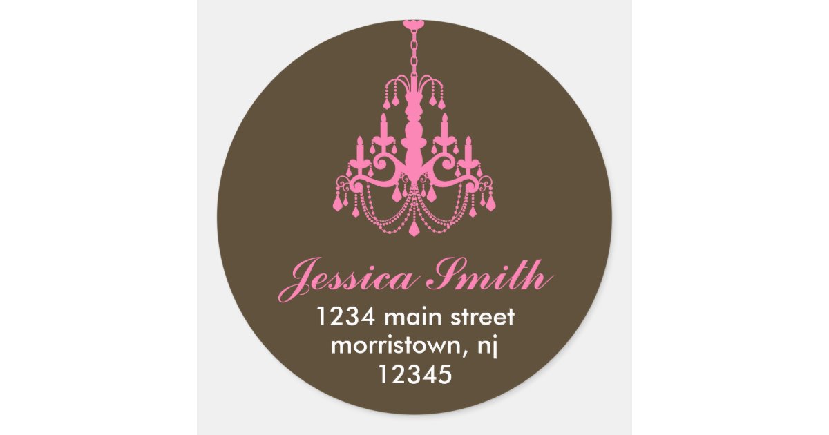 Elegant Chandelier Stickers | Zazzle