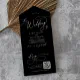 Elegant Charm QR Code Black Wedding All In One Invitation | Zazzle