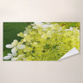 Elegant Chartreuse Green Limelight Hydrangea Bath Towel Set | Zazzle