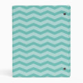 Elegant chevron Avery mini recipe binder book | Zazzle