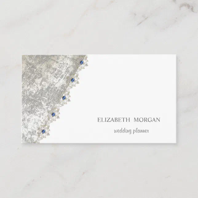 Elegant Chic Stylish,White Business Card | Zazzle