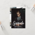 Elegant Chic Typography Graduation Party Invitation | Zazzle