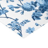 Elegant Chic Vintage Blue Rose Floral Tissue Paper | Zazzle