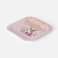 Elegant Chihuahua with Glitter Birthday Party Paper Plates | Zazzle