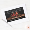 Elegant Christmas Bible Verse Light of the World Rectangular Sticker ...