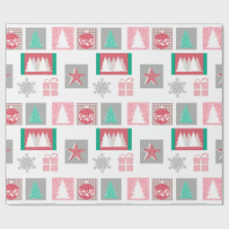 Elegant Christmas Glitter Wrapping Paper | Zazzle