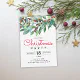 Elegant Christmas Greenery Holiday Party Invitation | Zazzle
