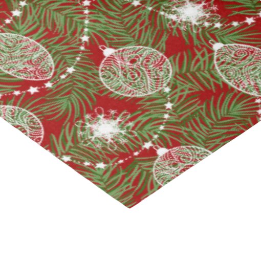 Elegant Christmas Holiday Tree Decorations Tissue Paper | Zazzle