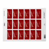 Elegant Christmas Tree Return Address Label | Zazzle