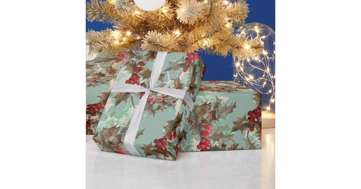 Elegant Christmas Wrapping Paper | Zazzle